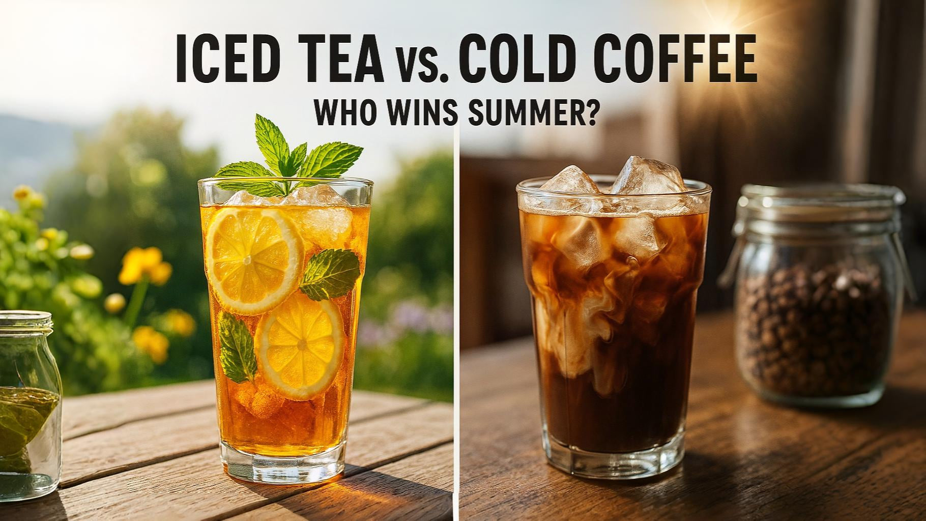 Which Is the Best Summer Refreshment between Iced Tea and Cold Coffee ...